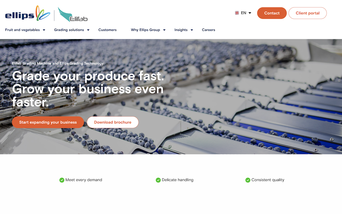 Elifab Grading Machines | Next level grading by Ellips